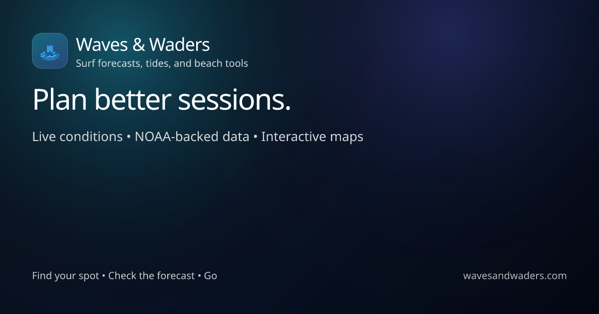 Surf forecasts, maps, and beach features | Waves and Waders